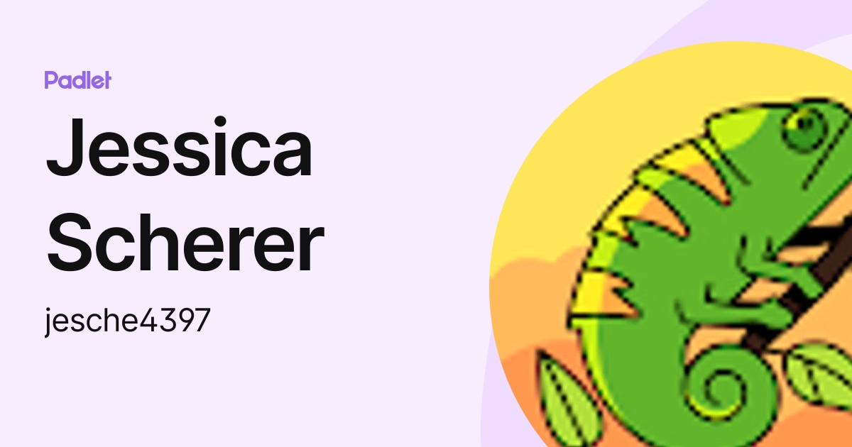 Jessica Scherer (jesche4397) profile | Padlet