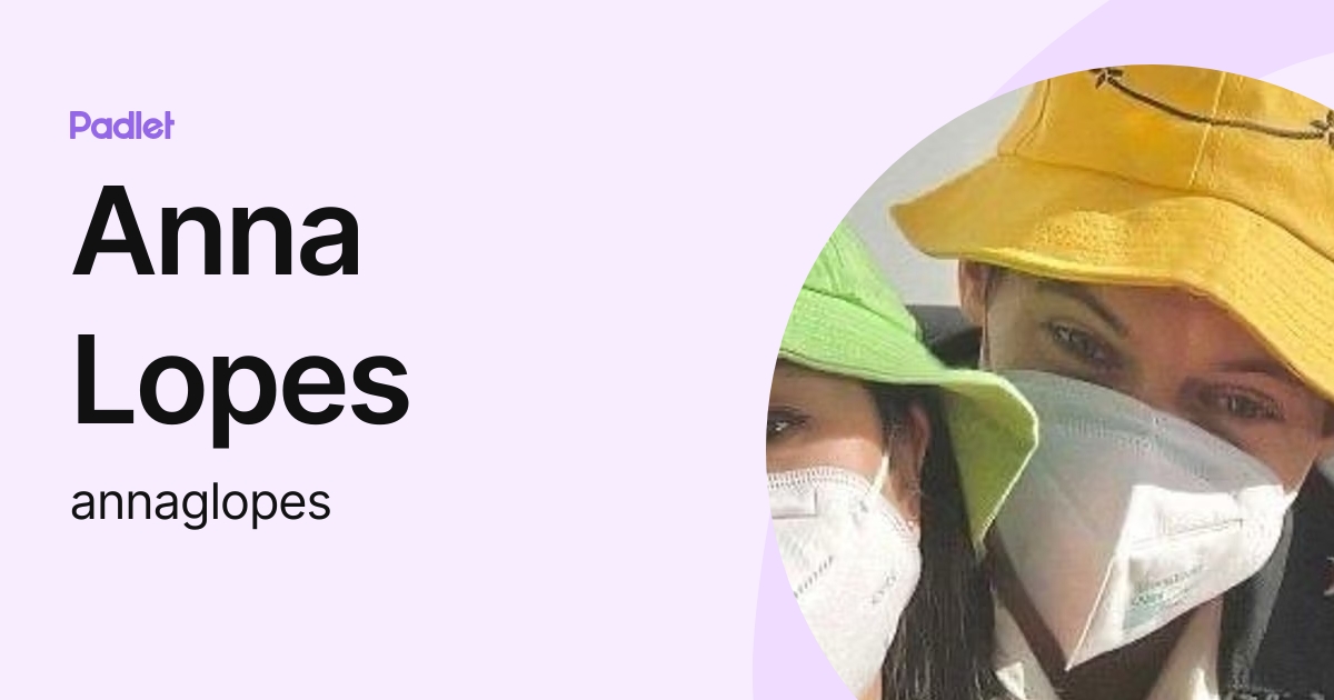 Anna Lopes (annaglopes) profile | Padlet