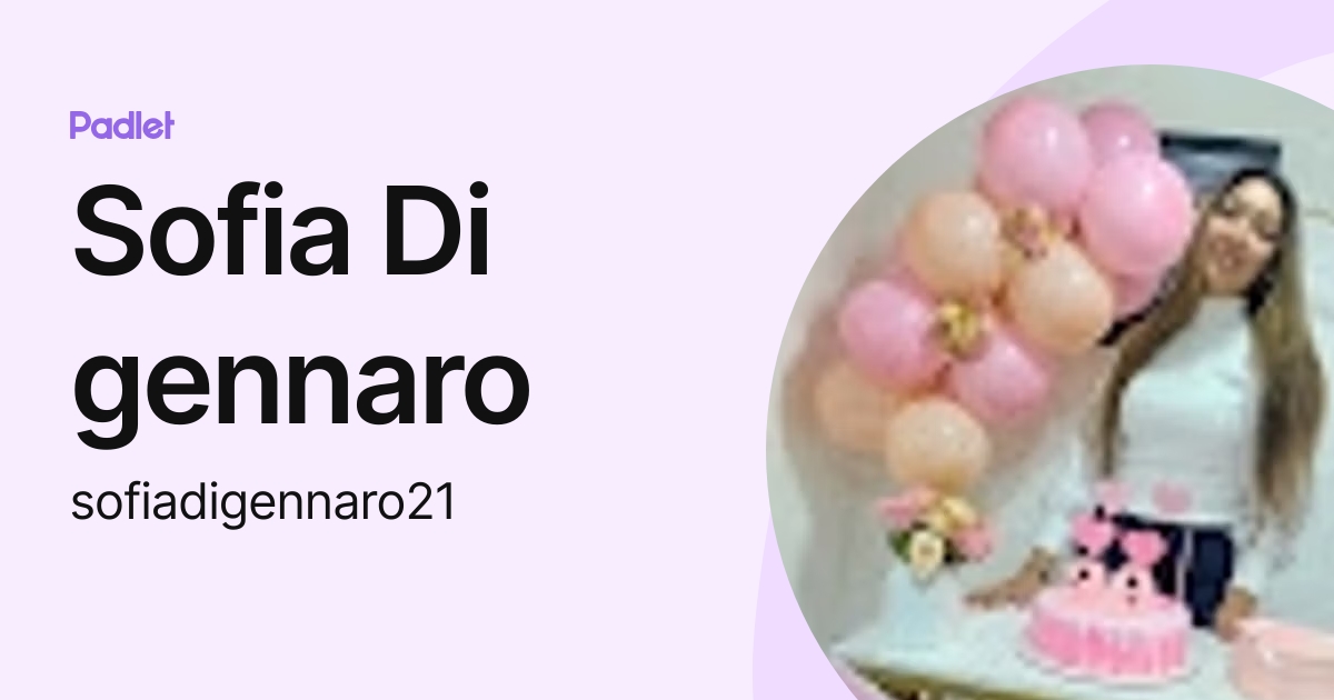 Sofia Di gennaro (sofiadigennaro21) profile | Padlet