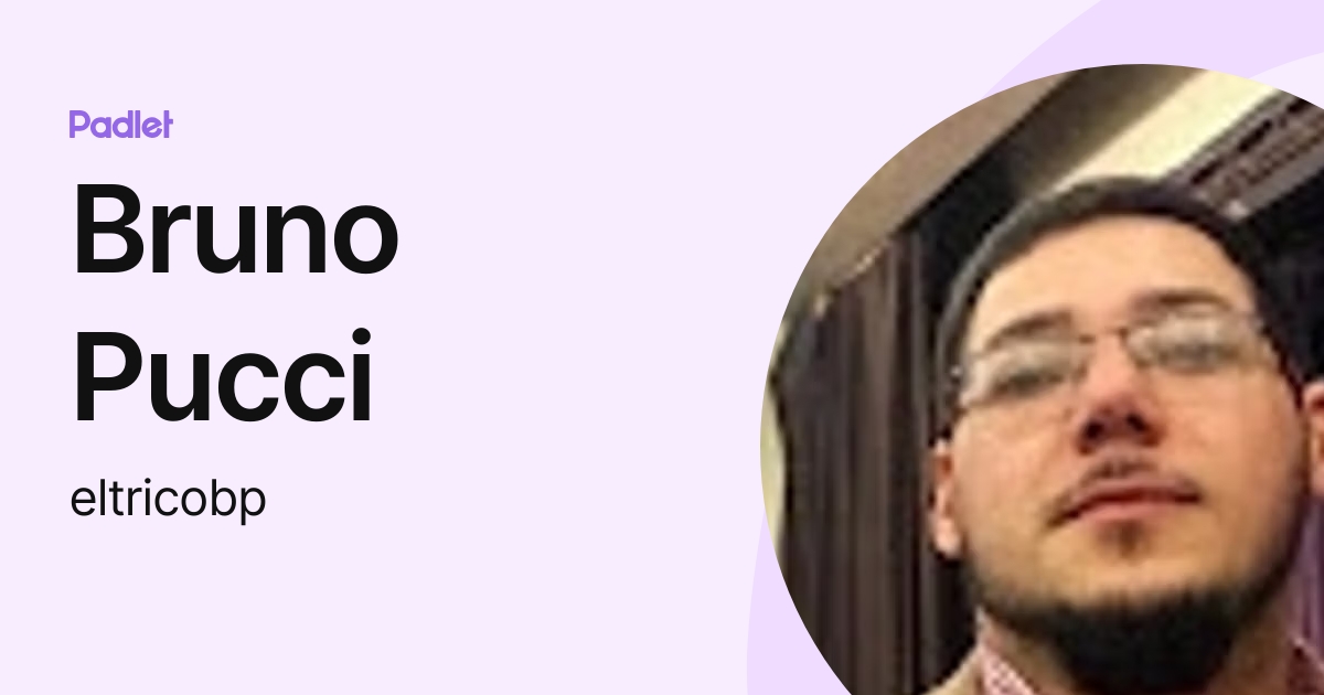 Bruno Pucci (eltricobp) profile | Padlet