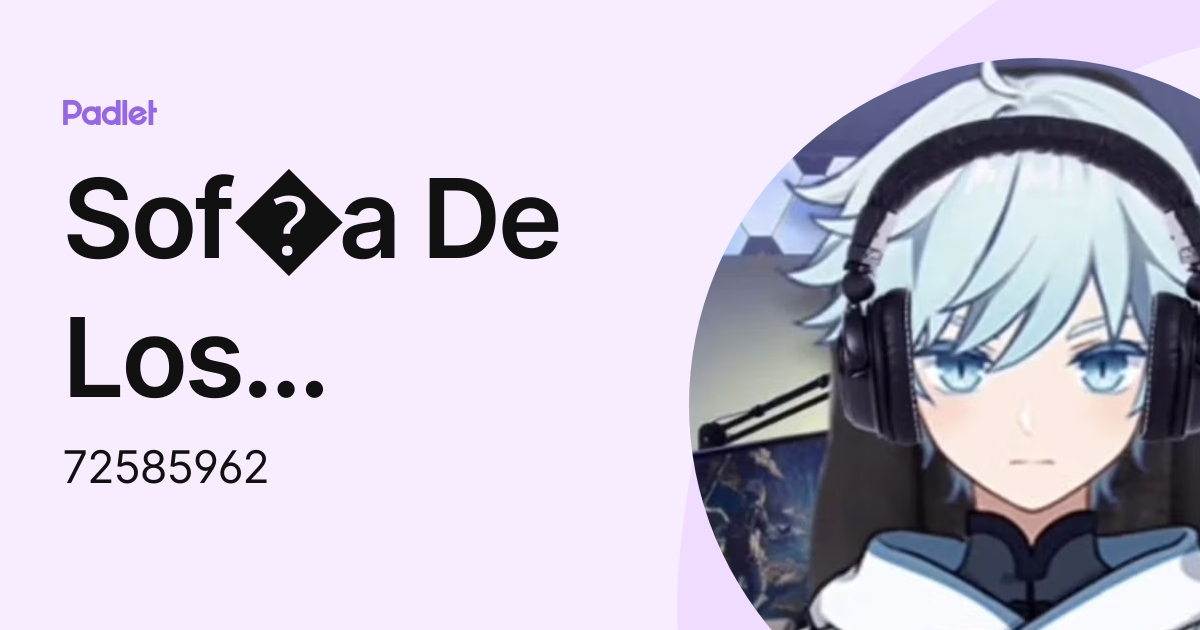 Sof a De Los Angeles Vel squez Rodr guez (72585962) profile | Padlet