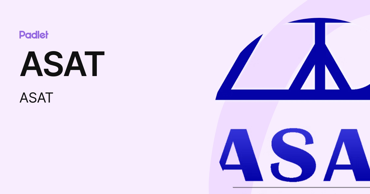 ASAT (ASAT) profile | Padlet
