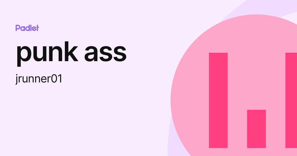 punk ass (jrunner01) profile | Padlet