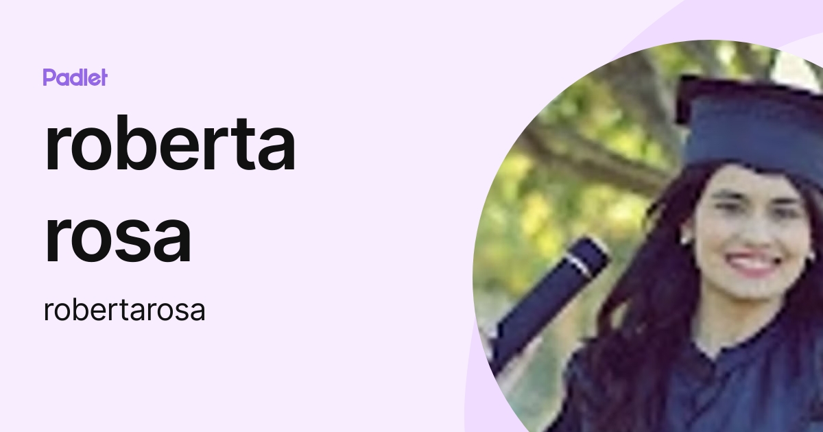 roberta rosa (robertarosa) profile | Padlet