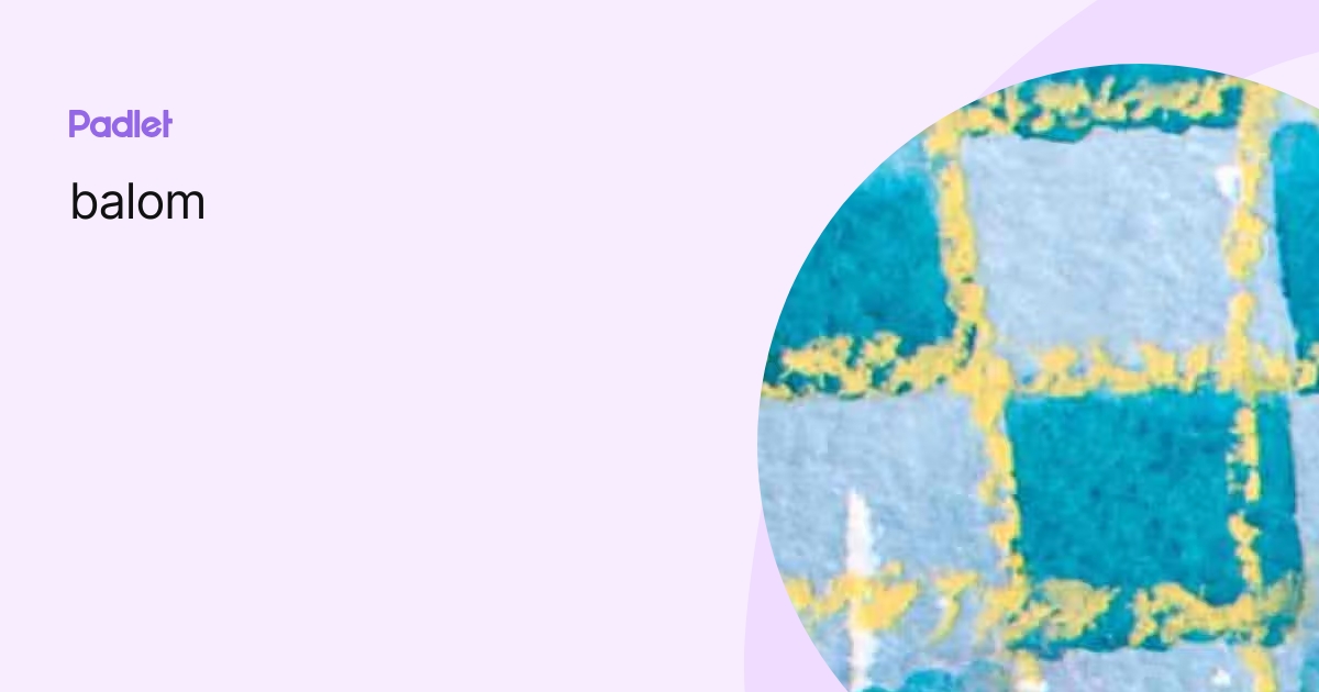 balom profile | Padlet