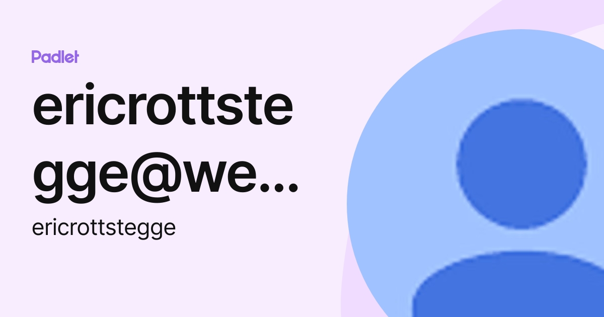 ericrottstegge@web.de (ericrottstegge) profile | Padlet