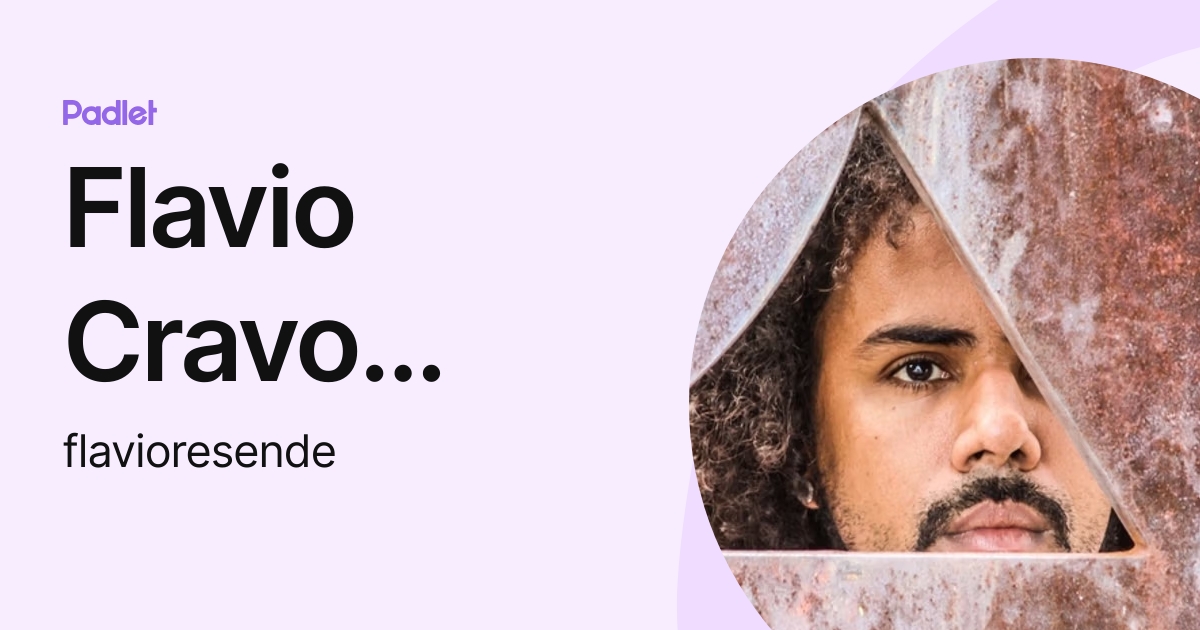 Flavio Cravo Resende (flavioresende) profile | Padlet