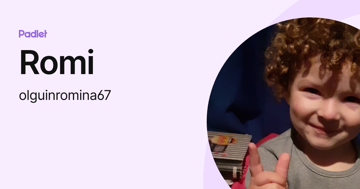 Romi (olguinromina67) profile | Padlet