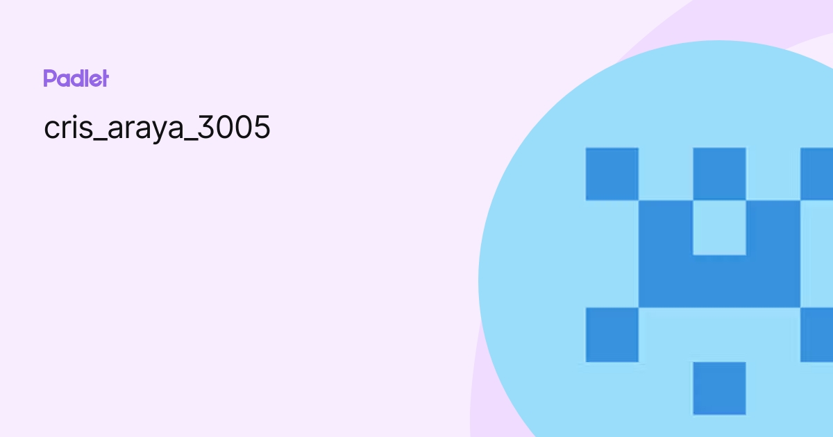 cris_araya_3005 profile | Padlet