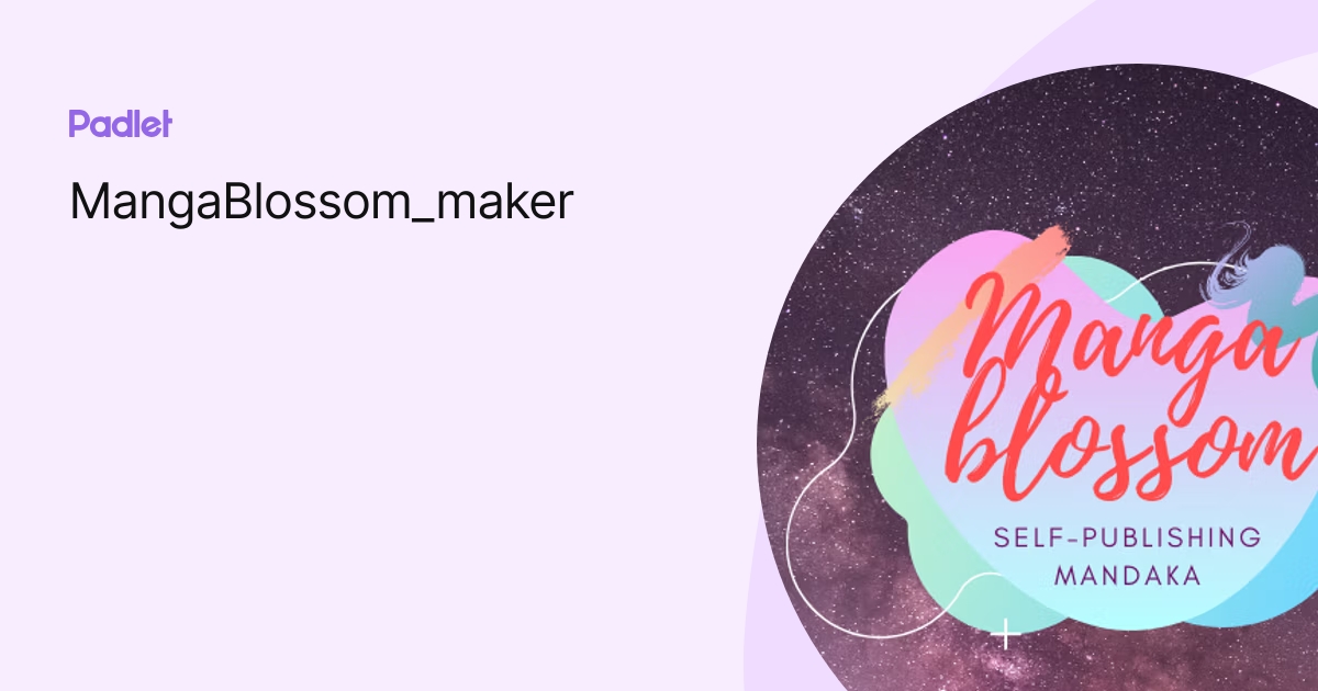MangaBlossom_maker profile | Padlet