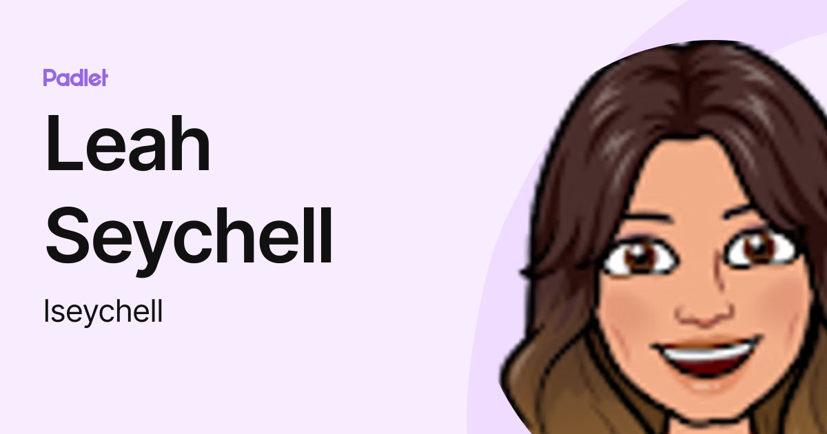 Leah Seychell (lseychell) profile | Padlet