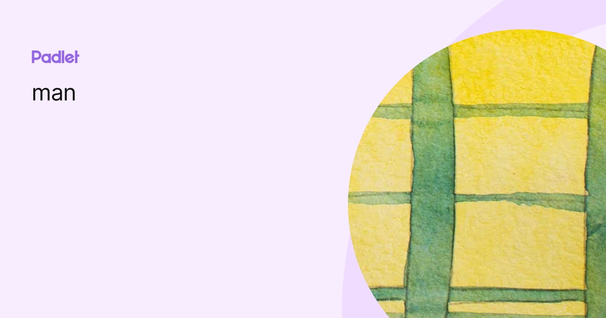 man profile | Padlet