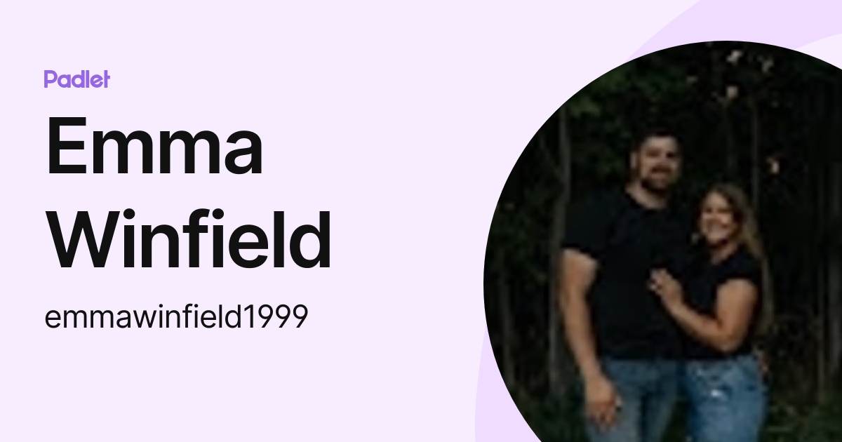Emma Winfield (emmawinfield1999) profile | Padlet