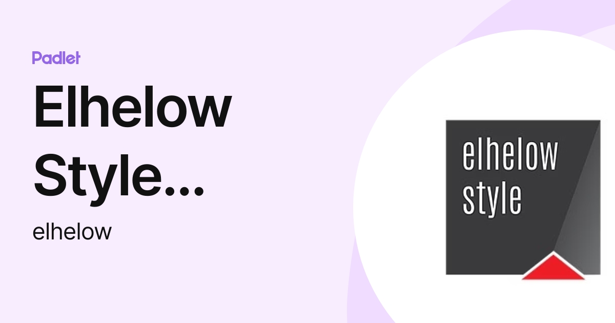 Elhelow Style Office furniture (elhelow) profile | Padlet