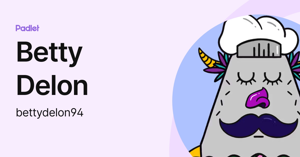 Betty Delon (bettydelon94) profile | Padlet