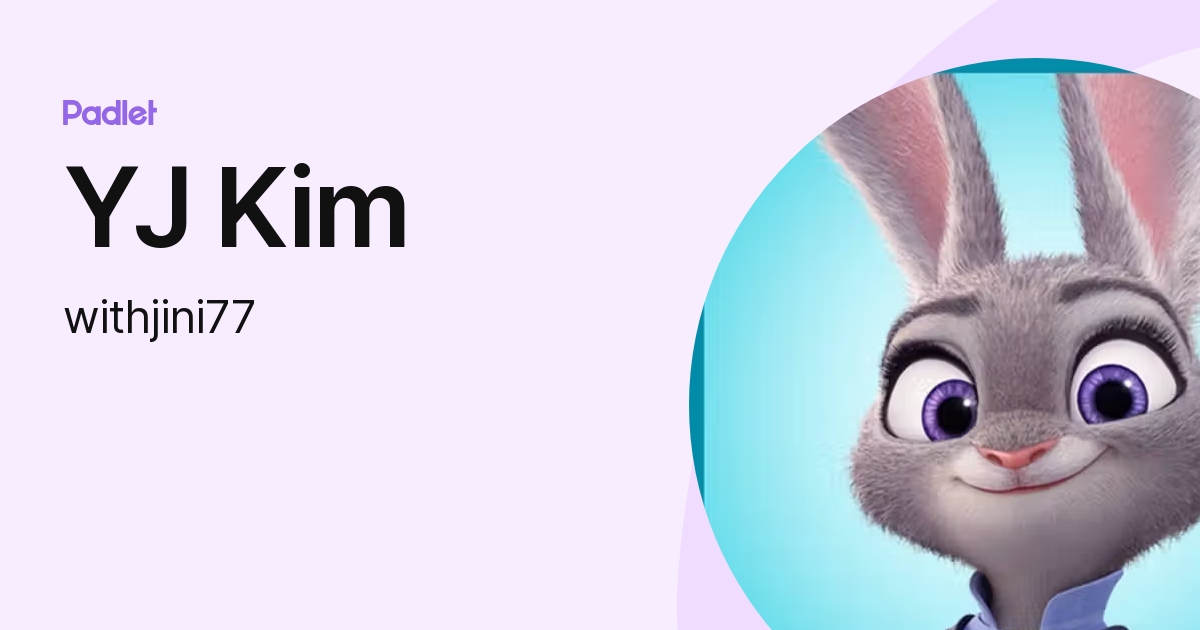 YJ Kim (withjini77) profile | Padlet