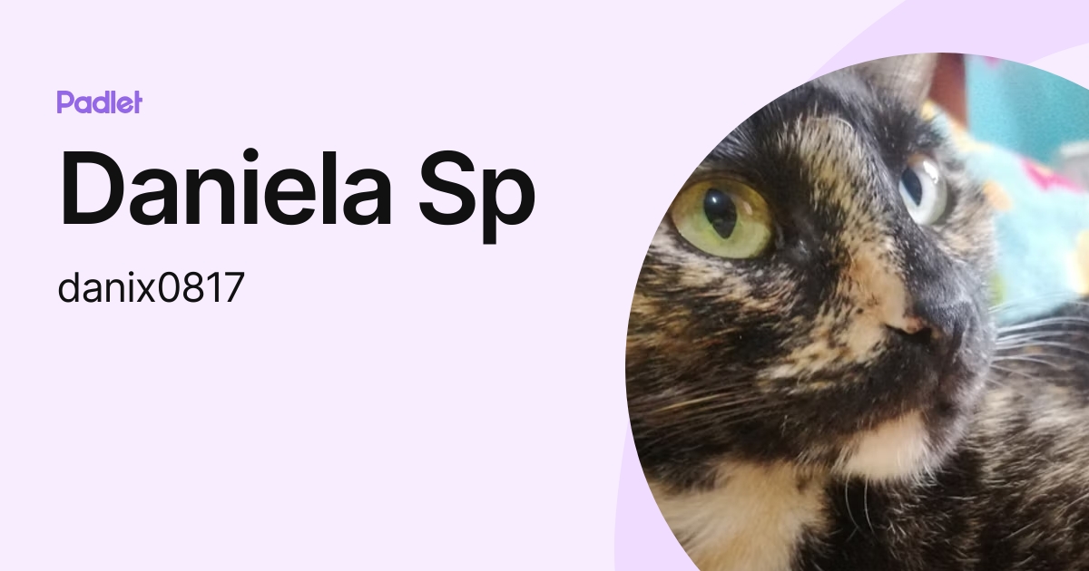 Daniela Sp (danix0817) profile | Padlet