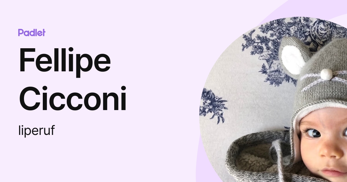 Fellipe Cicconi (liperuf) profile | Padlet