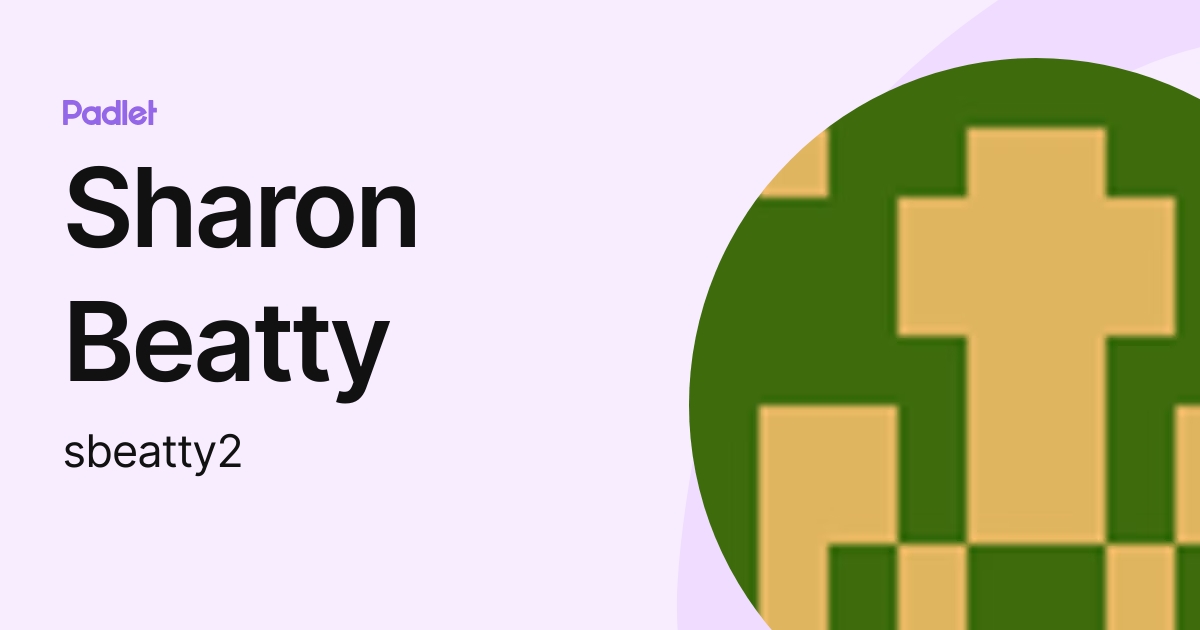 Sharon Beatty (sbeatty2) profile | Padlet