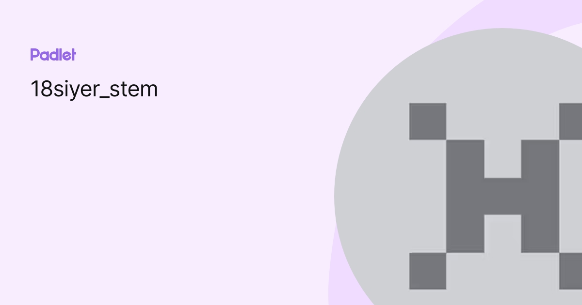 18siyer_stem profile | Padlet