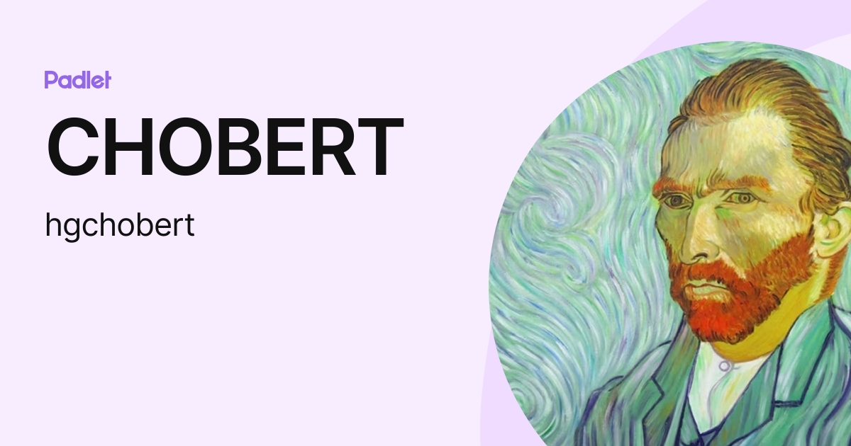 CHOBERT (hgchobert) profile | Padlet