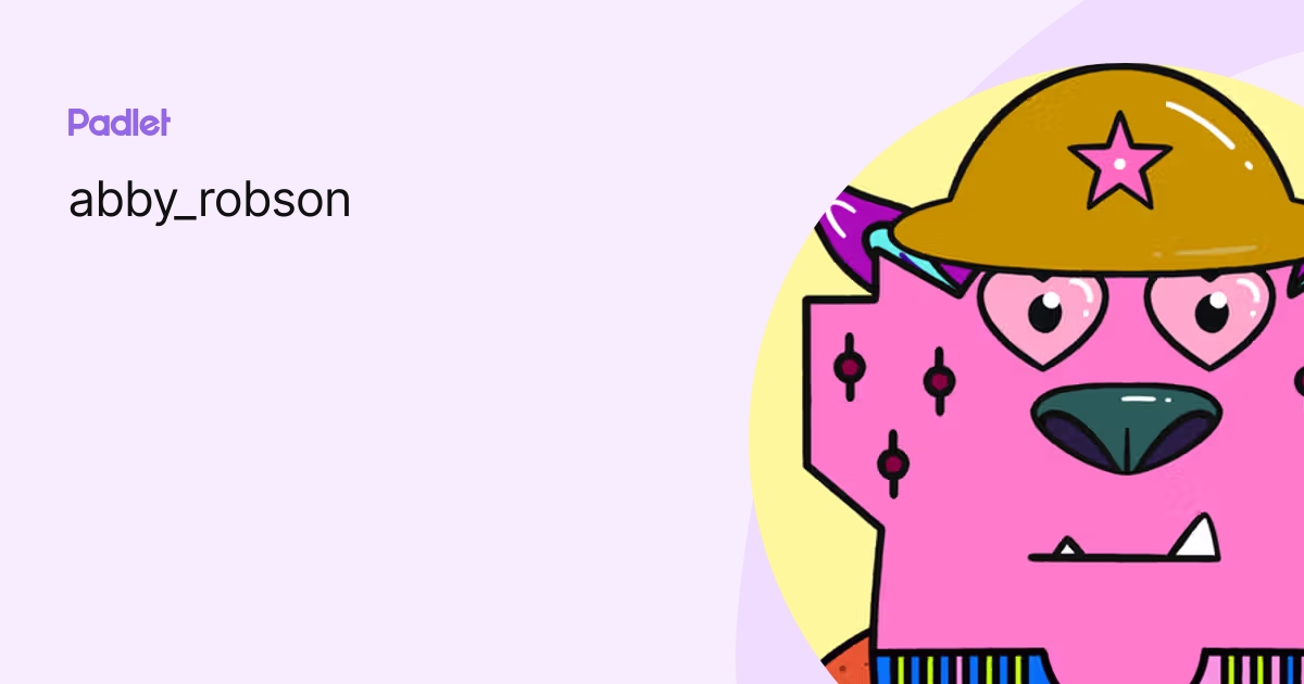 abby_robson profile | Padlet