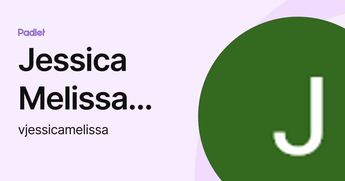 Jessica Melissa Velasquez Yupanqui (vjessicamelissa) profile | Padlet