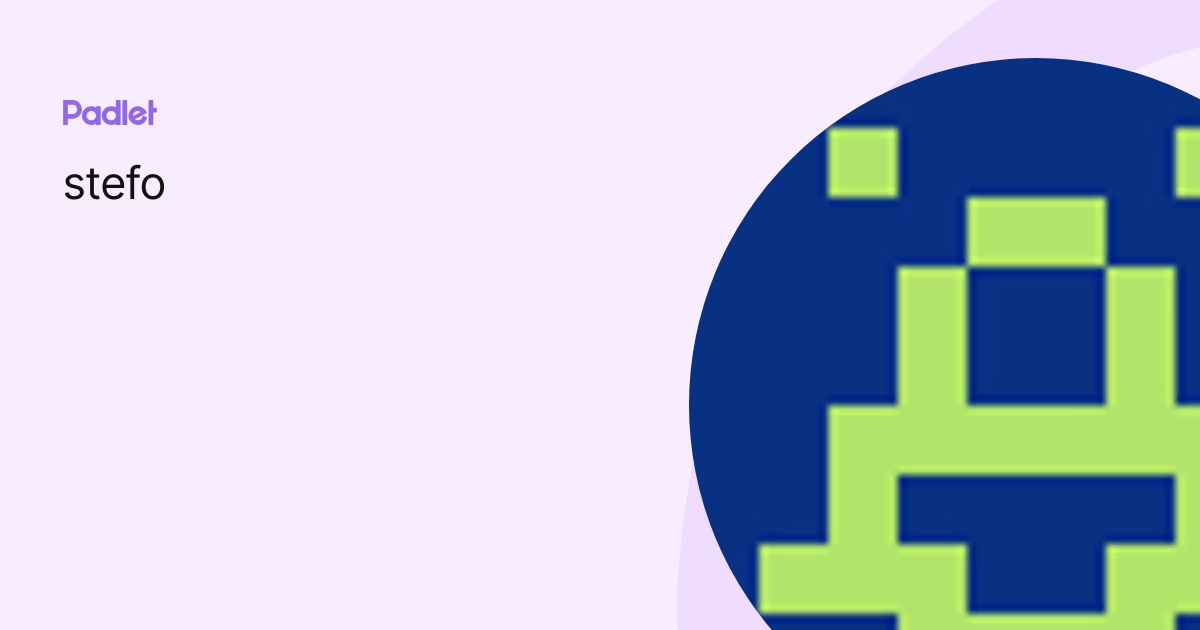 stefo profile | Padlet