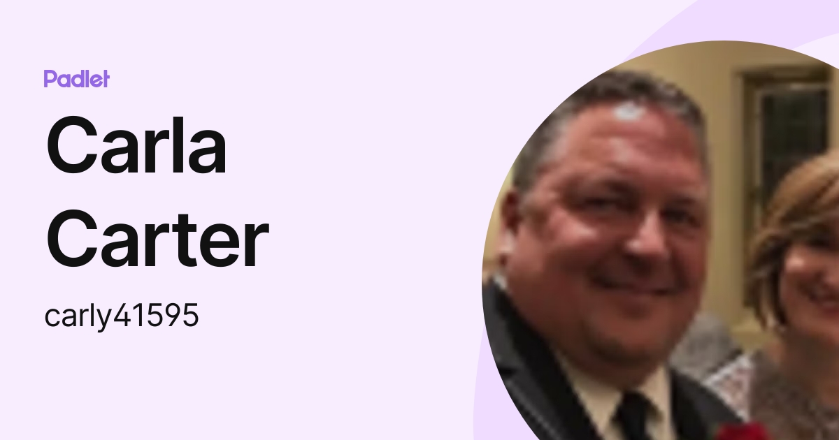 Carla Carter (carly41595) profile | Padlet