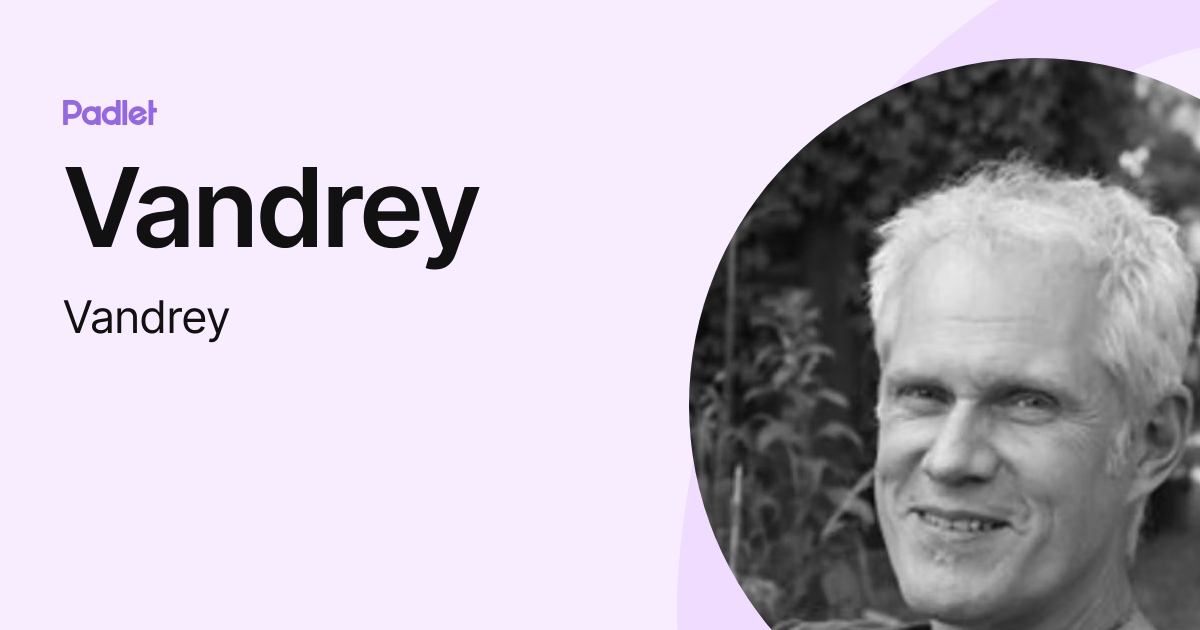 Vandrey (Vandrey) profile | Padlet