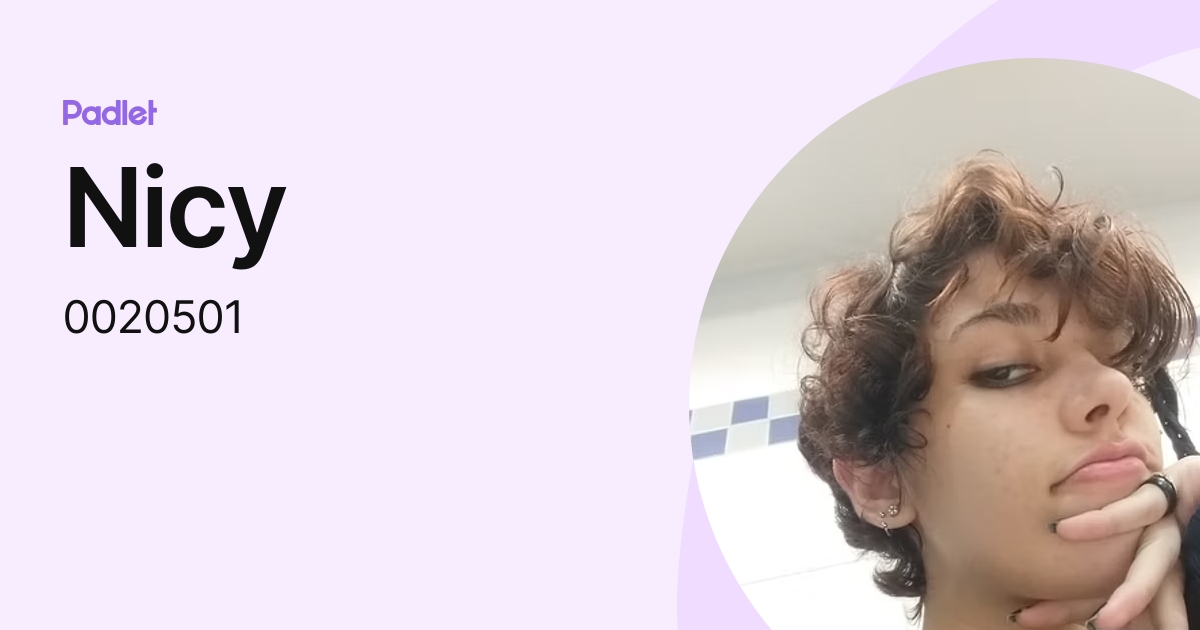 Nicy (0020501) profile | Padlet