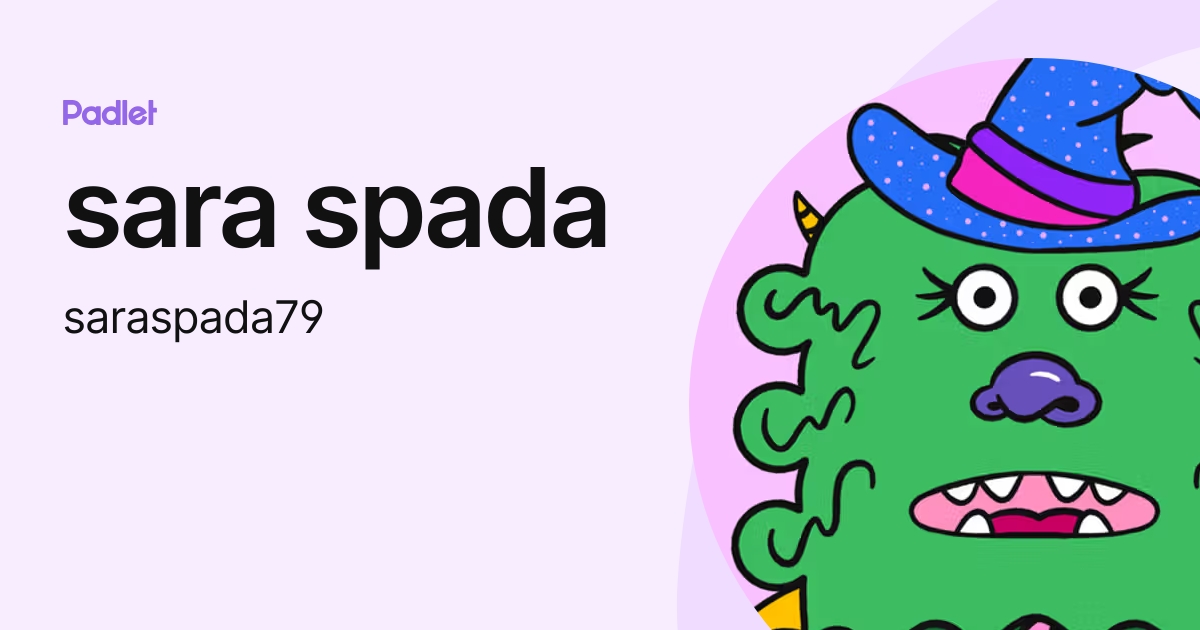 sara spada (saraspada79) profile | Padlet