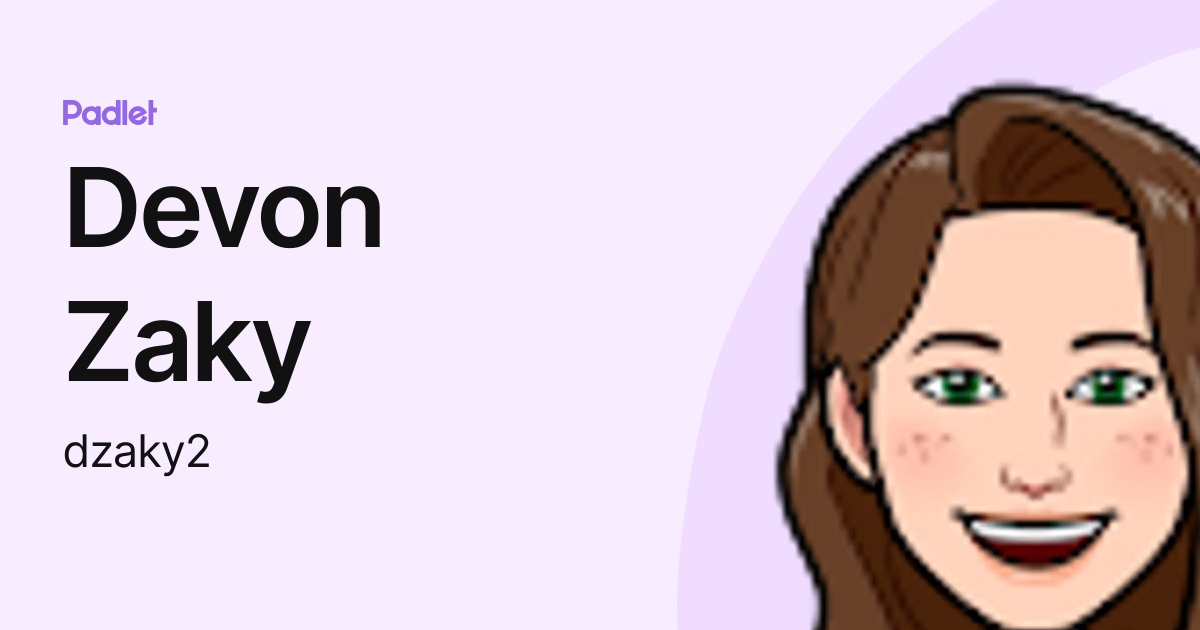 Devon Zaky (dzaky2) profile | Padlet