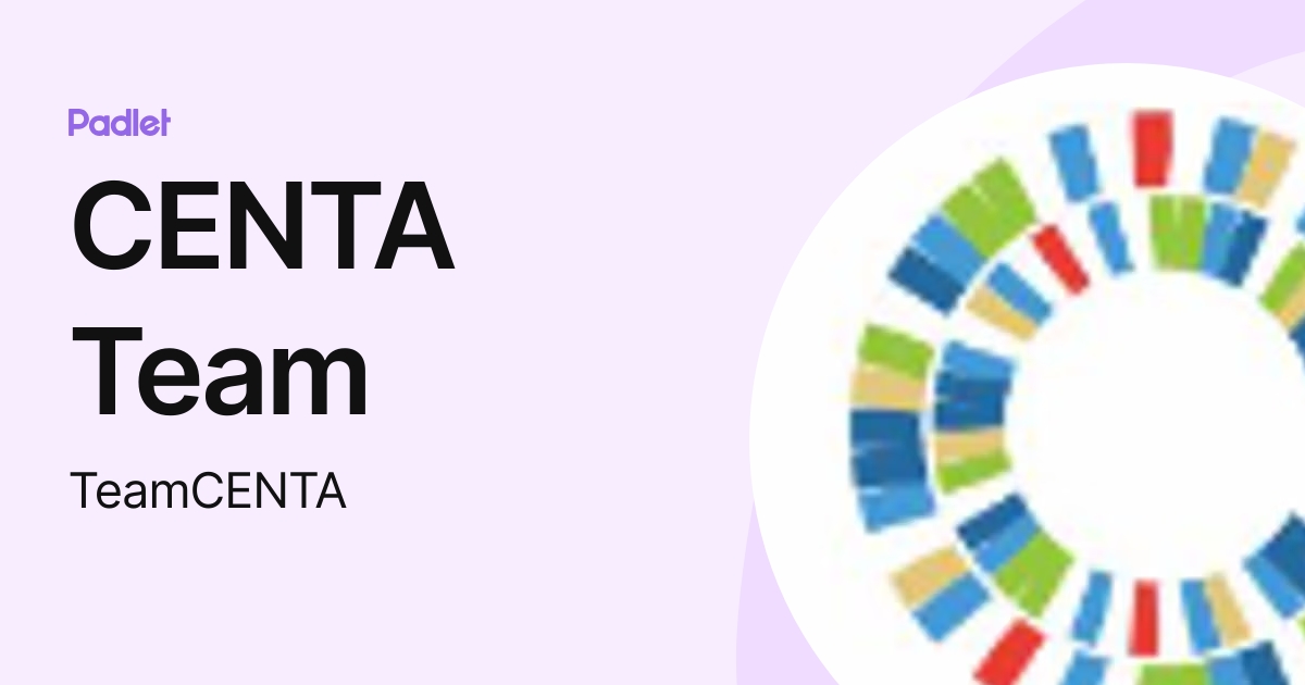 CENTA Team (TeamCENTA) profile | Padlet