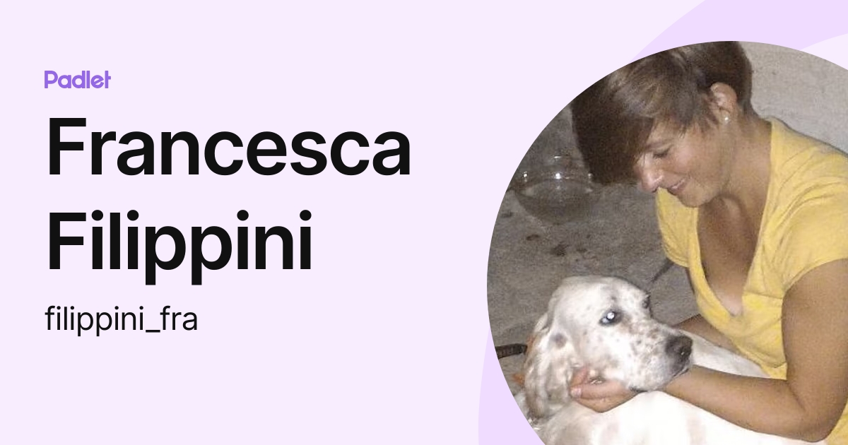 Francesca Filippini (filippini_fra) profile | Padlet