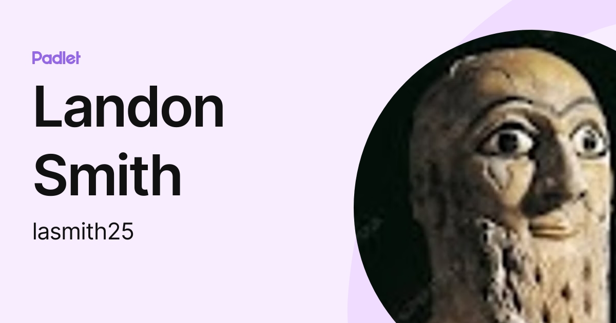 Landon Smith (lasmith25) profile | Padlet