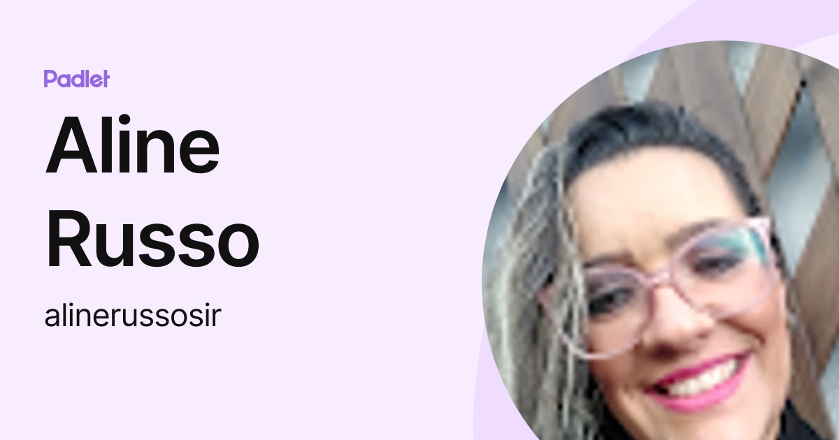 Aline Russo (alinerussosir) perfil | Padlet