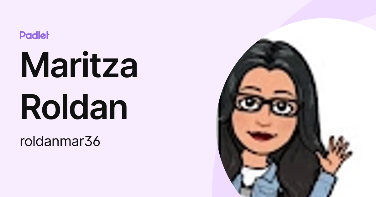 Maritza Roldan (roldanmar36) perfil | Padlet