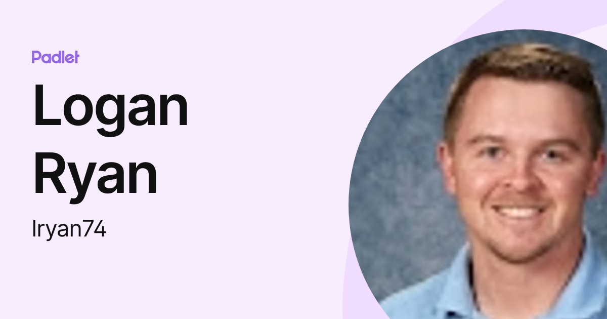 Logan Ryan (lryan74) profile | Padlet