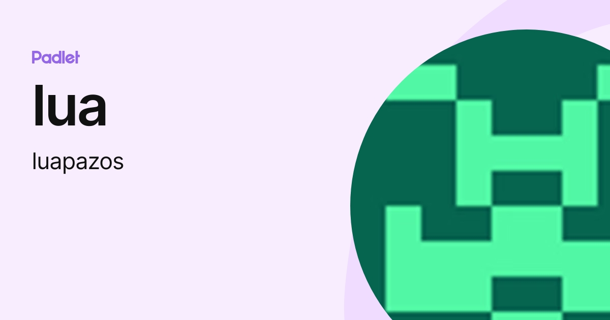 lua (luapazos) profile | Padlet