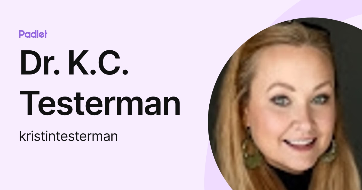 KC Testerman (kristintesterman) profile | Padlet