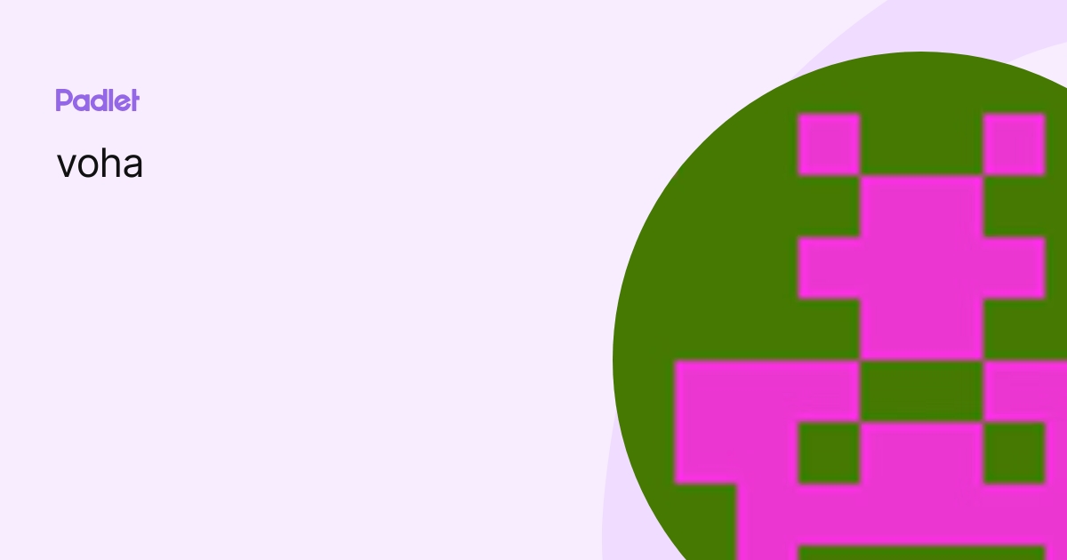 voha profile | Padlet