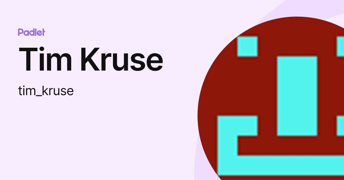 Tim Kruse (tim_kruse) profile | Padlet