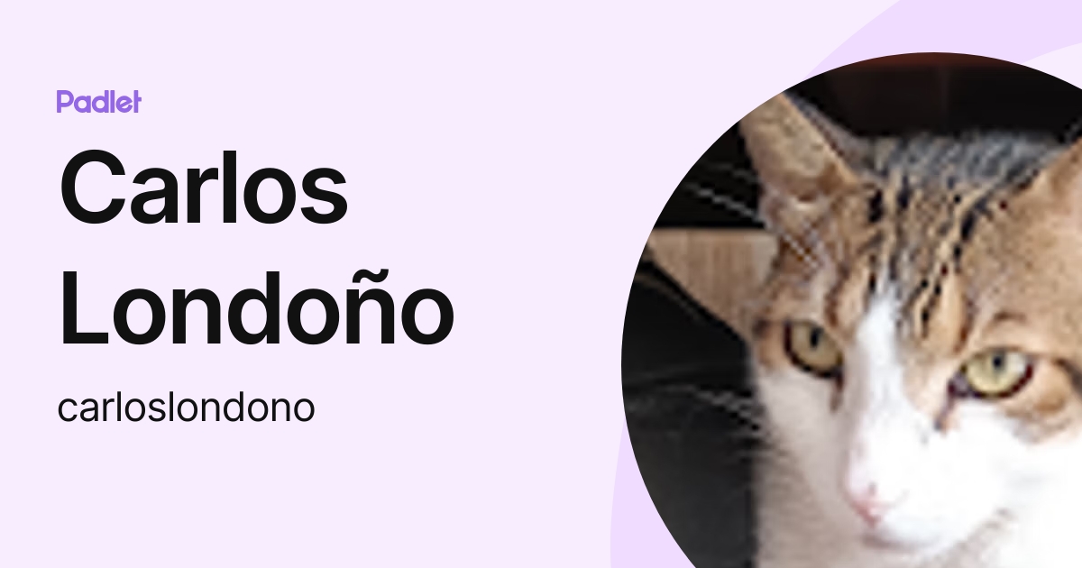 Carlos Londoño (carloslondono) profile | Padlet