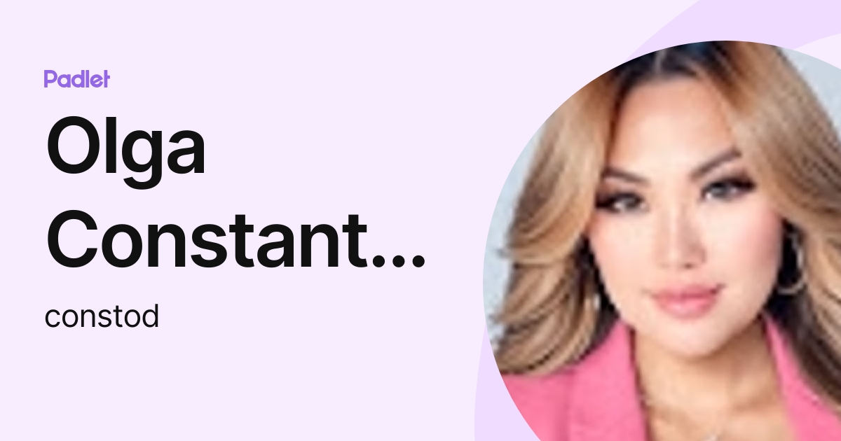 Olga Constantino [Sedway MS] (constod) profile | Padlet