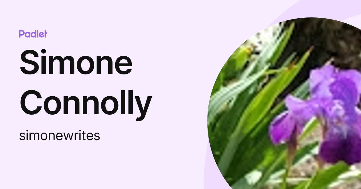 Simone Connolly (simonewrites) profile | Padlet