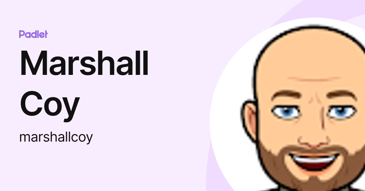 Marshall Coy (marshallcoy) profile | Padlet