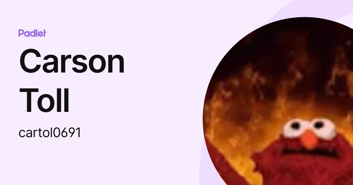 Carson Toll (cartol0691) profile | Padlet