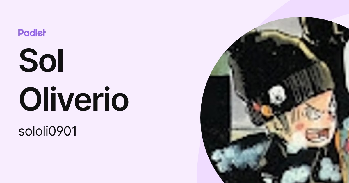 Sol Oliverio (sololi0901) profile | Padlet
