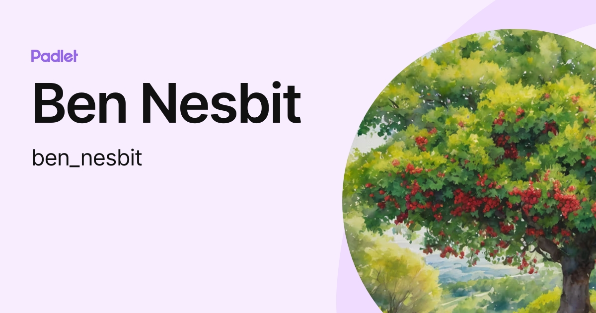 Ben Nesbit (ben_nesbit) profile | Padlet